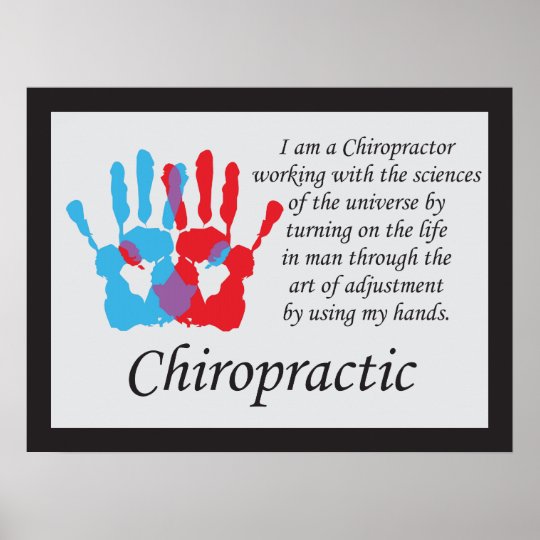 Chiropractic Adjustments Quotes Sayings Poster | Zazzle.com