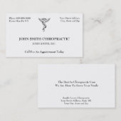 Chiropractic Chiropractor Business Card | Zazzle