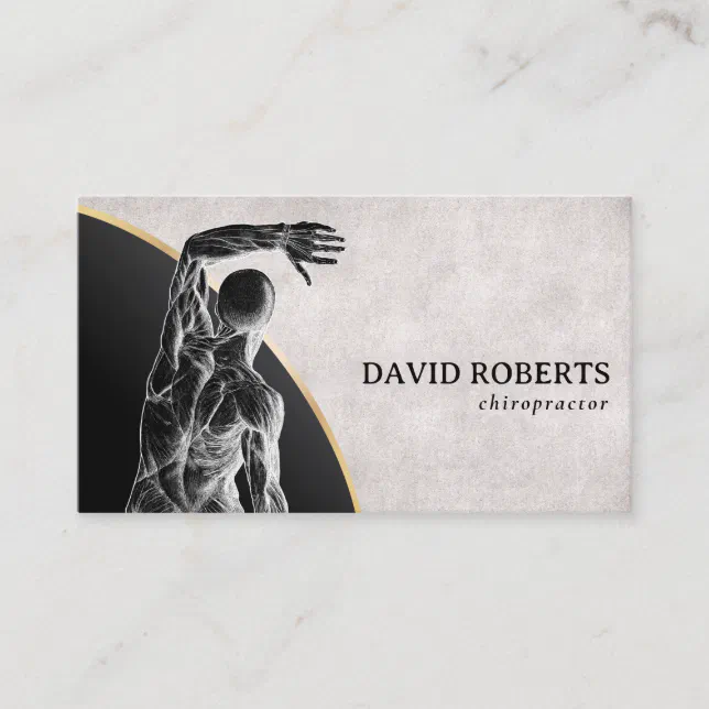Chiropractic Chiropractor Vintage Therapist Business Card | Zazzle