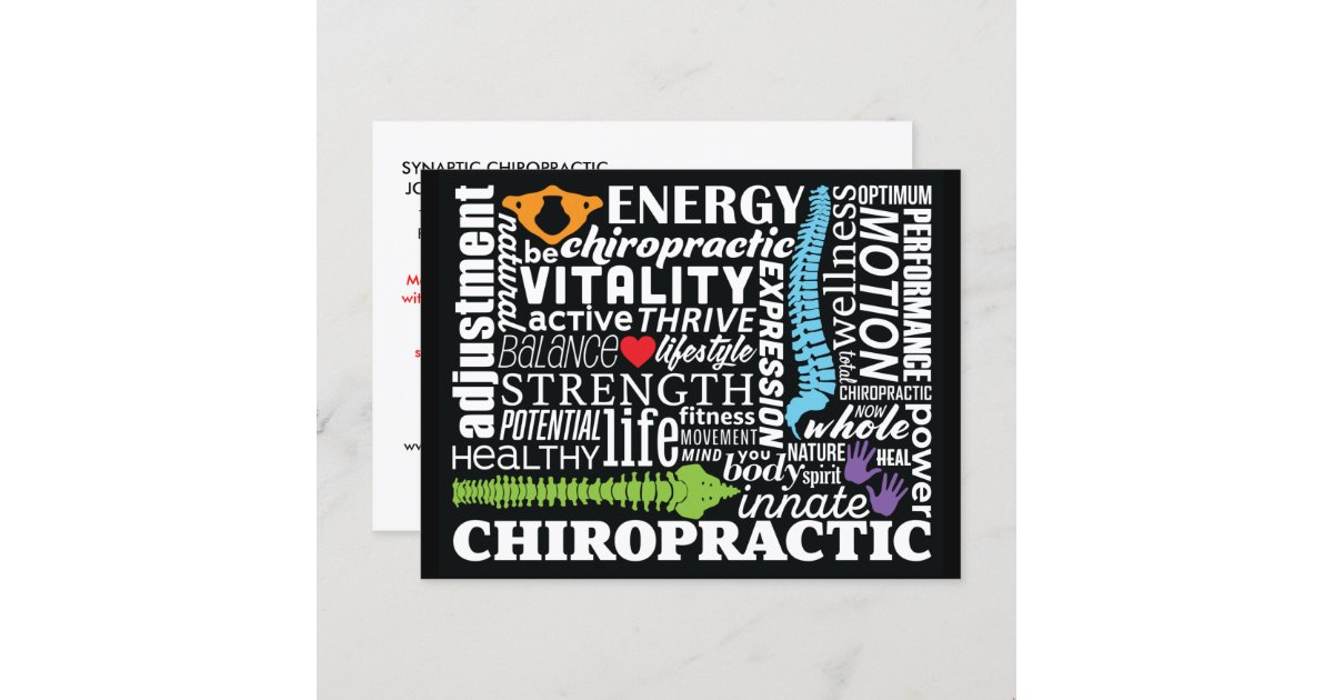 Chiropractic Collage Reactivation Recall Postcard | Zazzle Chiropractic Collage Reactivation Recall Postcard | Zazzle