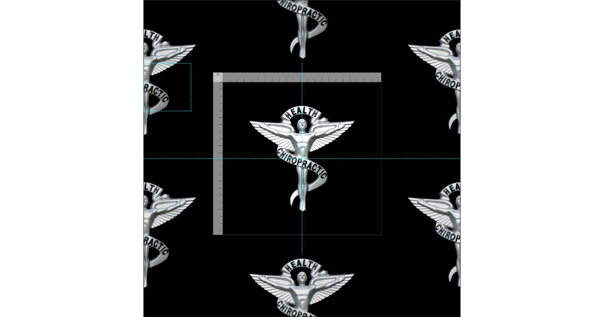 Chiropractic Emblem Fabric | Zazzle