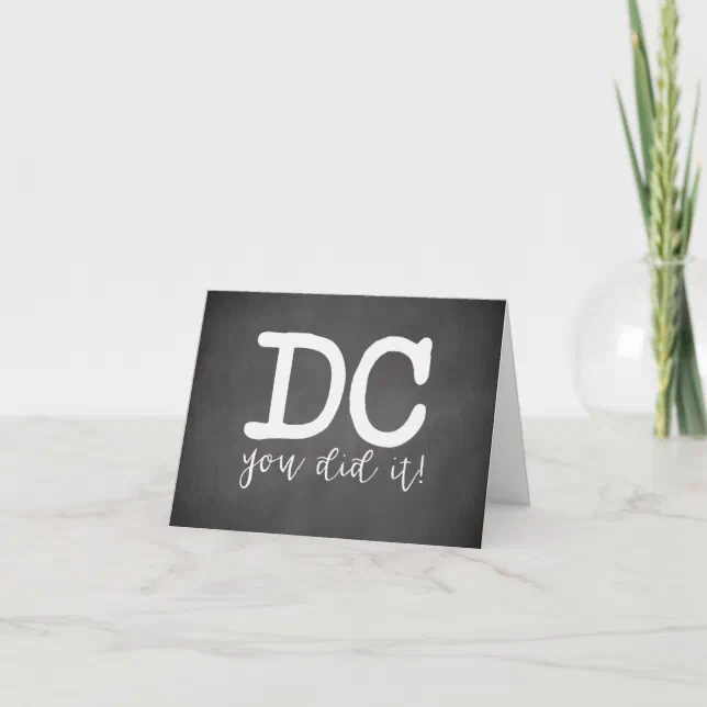 Chiropractic Graduation Card, DC Graduation Card | Zazzle
