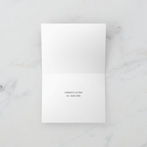 Chiropractic Graduation Card, DC Graduation Card | Zazzle