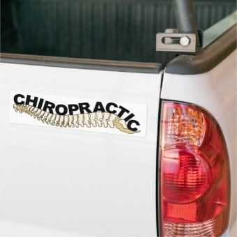 Chiropractic Spine Bumper Sticker | Zazzle