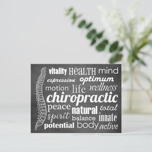 Chiropractic Word Collage Reactivation Recall Postcard | Zazzle Chiropractic Word Collage Reactivation Recall Postcard | Zazzle