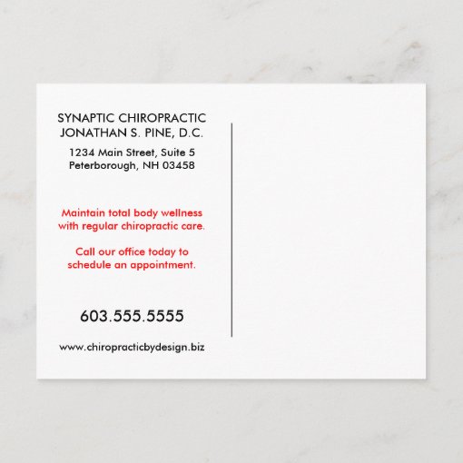 Chiropractic Word Collage Reactivation Recall Postcard | Zazzle Chiropractic Word Collage Reactivation Recall Postcard | Zazzle