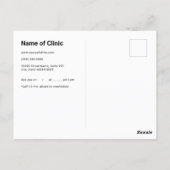 Chiropractor Appointment Reminder Modern Anatomy Postcard | Zazzle