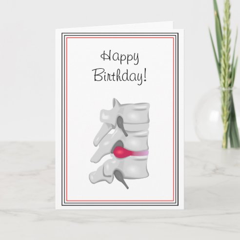 Chiropractor Birthday Cards | Zazzle
