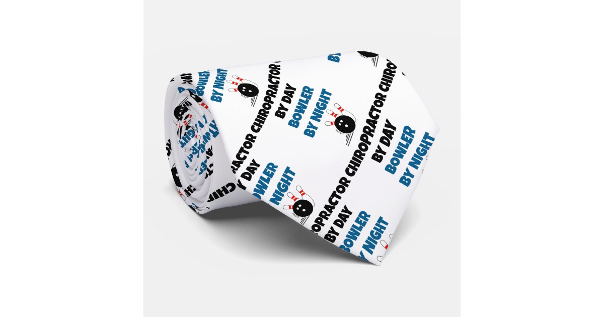 Chiropractor Bowler Tie | Zazzle