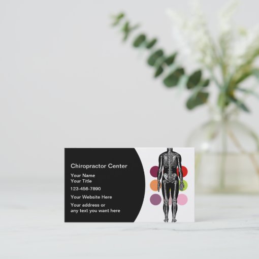 Chiropractor Business Cards | Zazzle