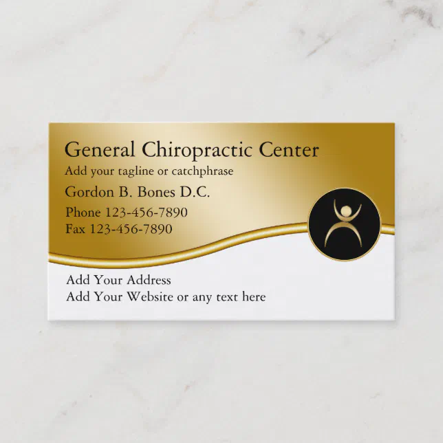 Chiropractor Business Cards | Zazzle