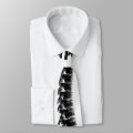 Chiropractor Chiropractic Black Spine Therapist Neck Tie | Zazzle