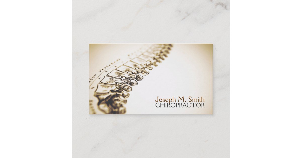 Chiropractor, Chiropractic, Health Business Card | Zazzle