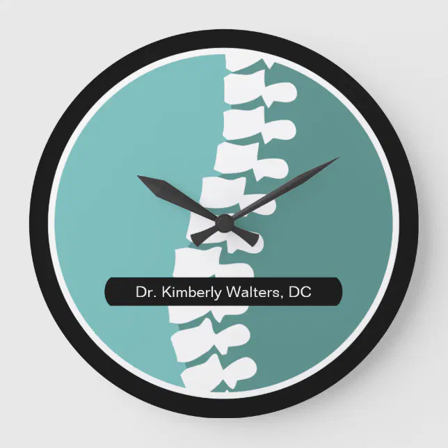 Chiropractor Doctor Office Waiting Room Clocks | Zazzle