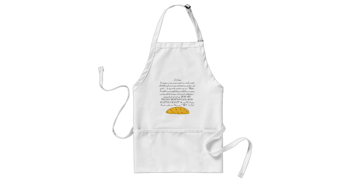 Chloe's Poem Apron | Zazzle