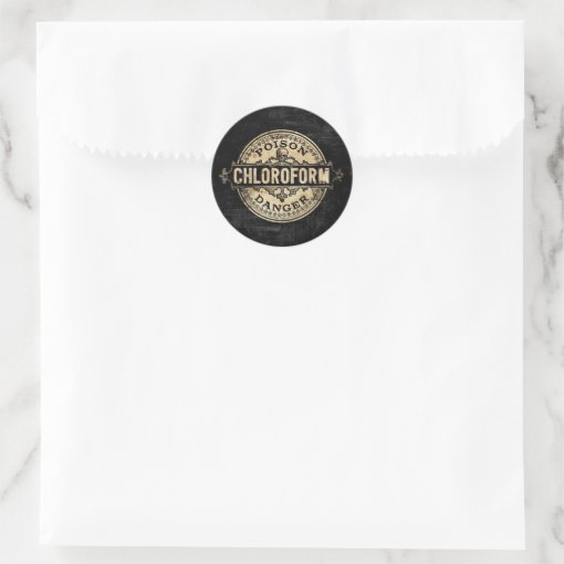 Chloroform Vintage Style Poison Label | Zazzle