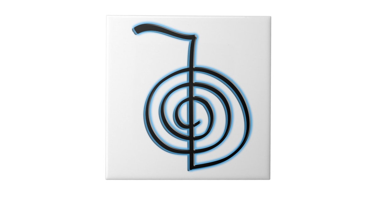 Cho Ku Rei Reiki Symbol Ceramic Tile | Zazzle
