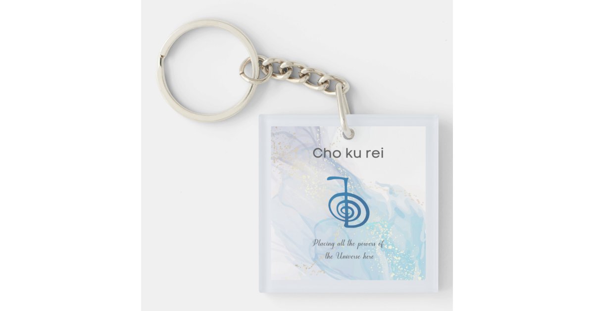 Cho ku Rei Traditional Usui Reiki Symbol Keychain | Zazzle
