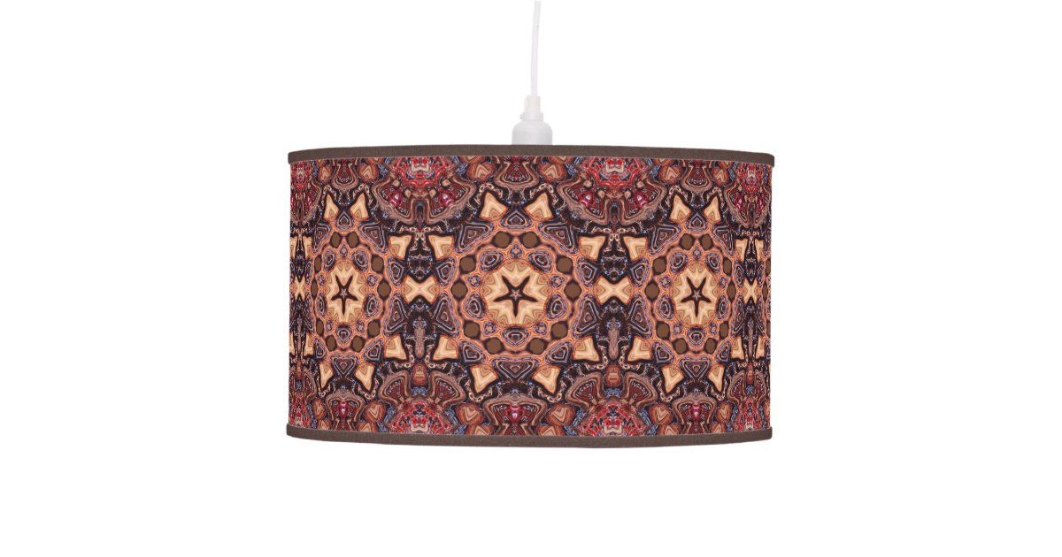 ChocChip Earthy Tribal Batik Lamp shade | Zazzle.com