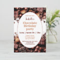 Chocolate Birthday Party Invitation | Zazzle
