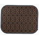 Chocolate Brown Mosaic Car Mats | Zazzle