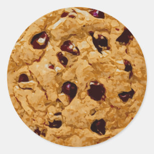 Chocolate Chip Cookie Stickers - 100% Satisfaction Guaranteed | Zazzle