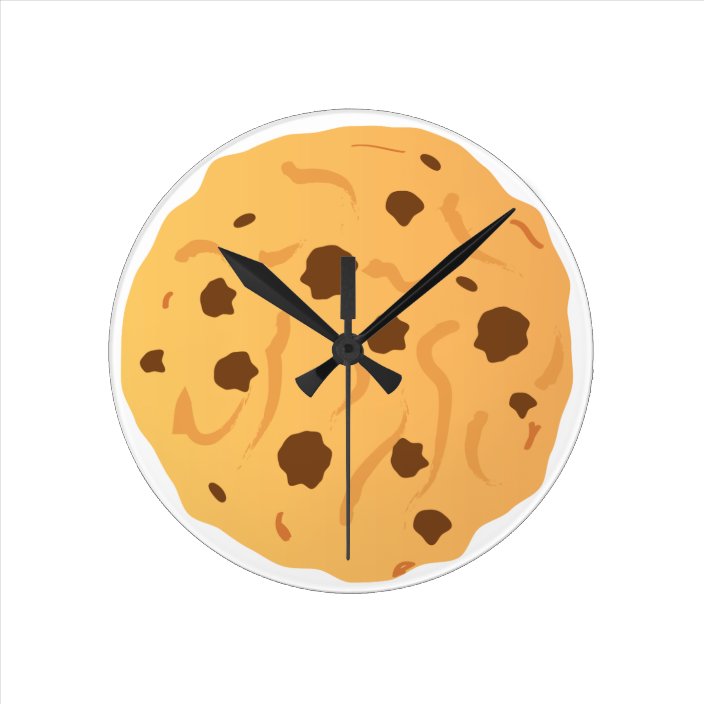 Chocolate Chip Cookie Clock | Zazzle