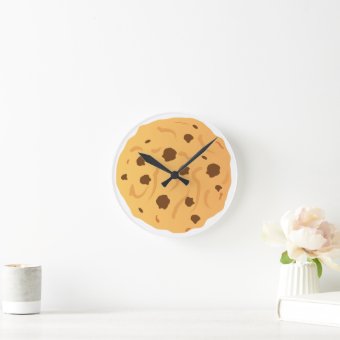 Chocolate Chip Cookie Clock | Zazzle