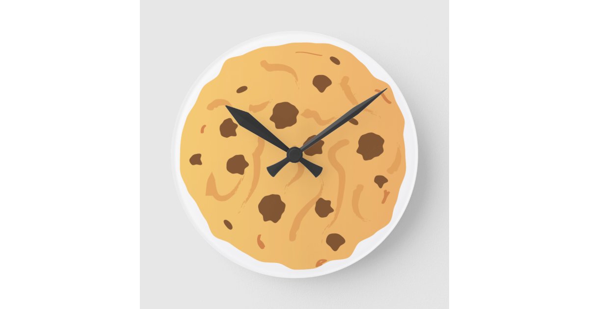 Chocolate Chip Cookie Clock | Zazzle
