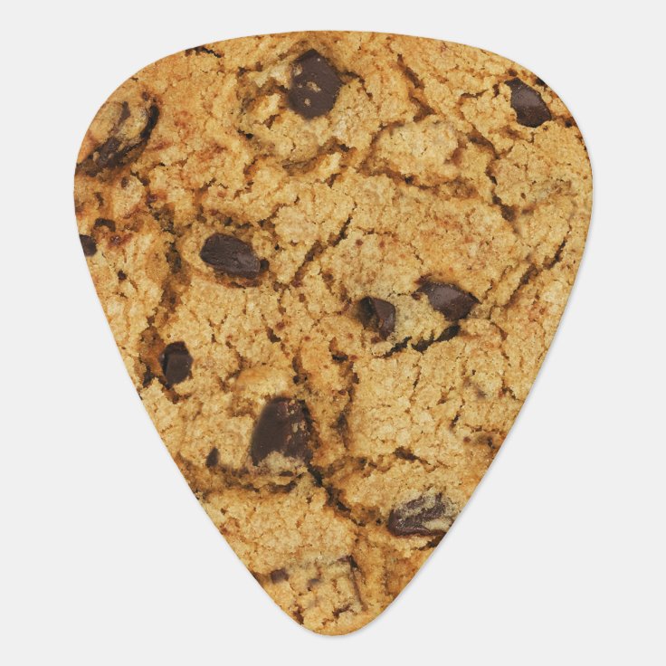 Chocolate Chip Cookie Guitar Pick | Zazzle