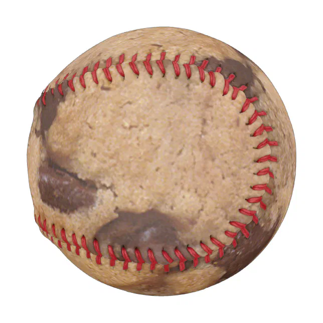 Chocolate Chip Cookie Novelty Baseball | Zazzle