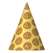 Chocolate Chip Cookie Pattern Party Hat | Zazzle