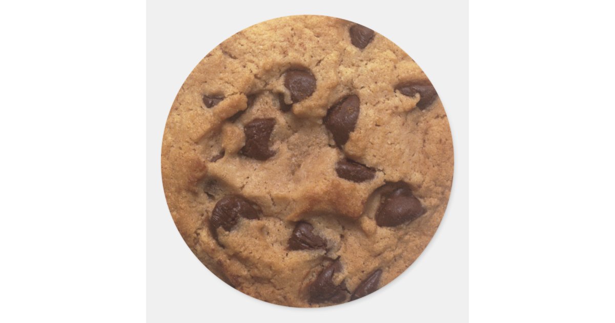 Chocolate Chip Cookie Stickers | Zazzle