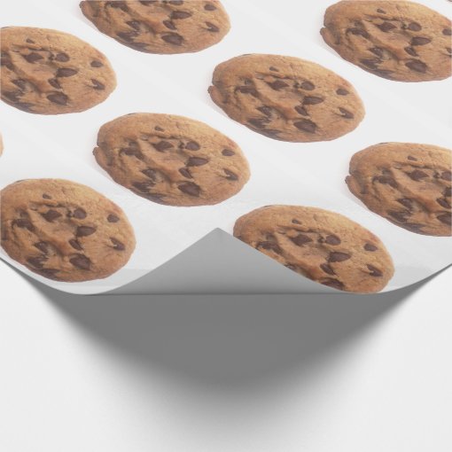 Chocolate Chip Cookie Wrapping Paper | Zazzle