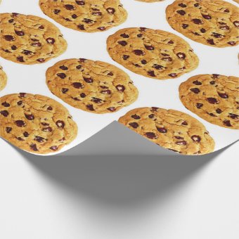 Chocolate Chip Cookie Wrapping Paper | Zazzle