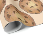 Chocolate Chip Cookie Wrapping Paper | Zazzle.com