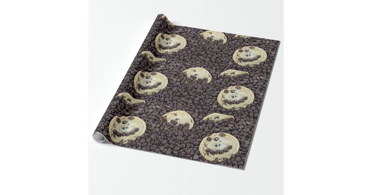 Chocolate Chip Cookies Wrapping Paper | Zazzle