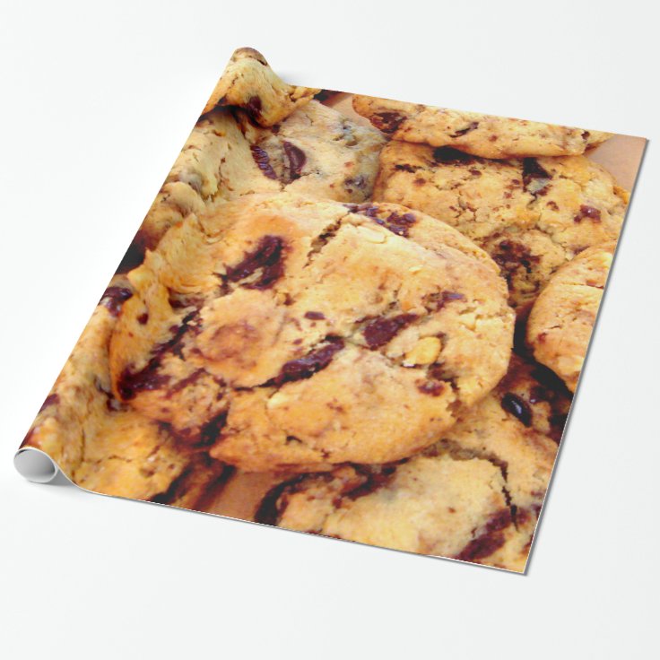 Chocolate Chip Cookies Wrapping Paper | Zazzle