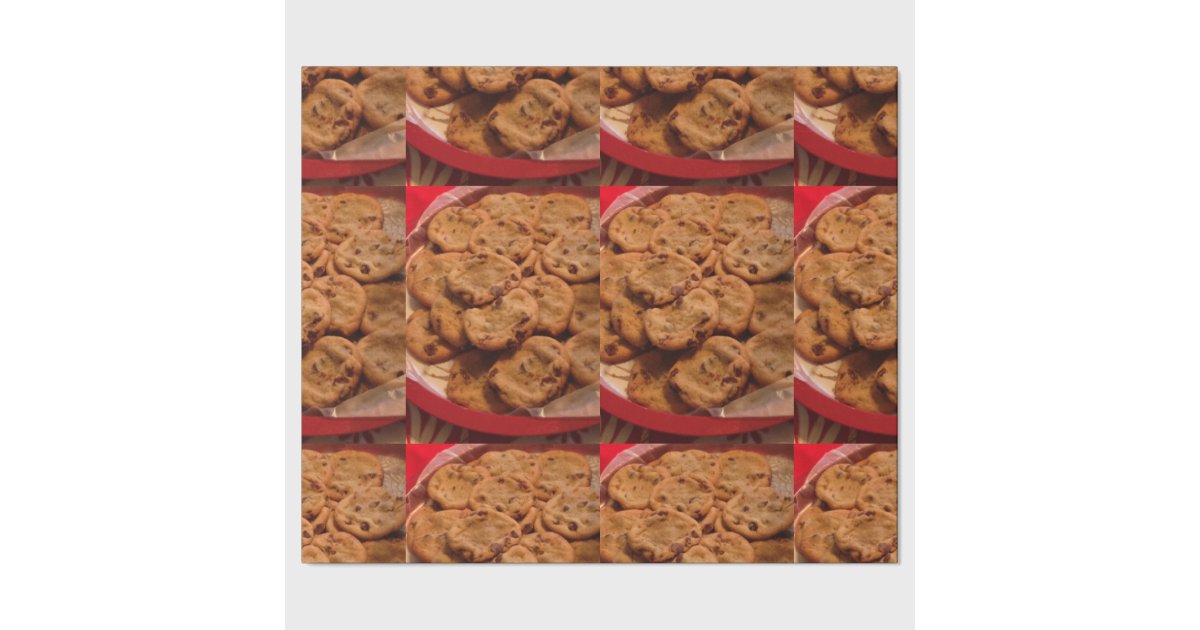 Chocolate Chip Cookies Wrapping Paper | Zazzle