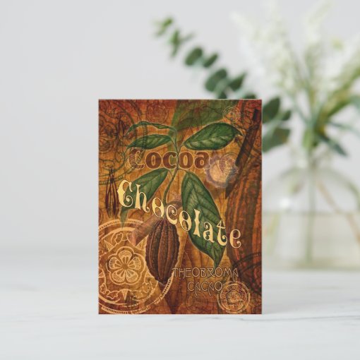 Chocolate Collage Postcard | Zazzle
