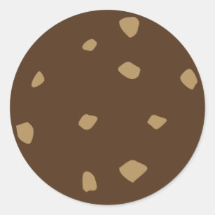 Chocolate Chip Cookie Stickers | Zazzle