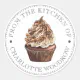 Chocolate Cupcake Classic Round Sticker | Zazzle
