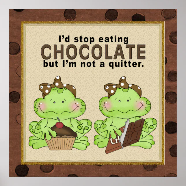 Chocolate Frog poster | Zazzle