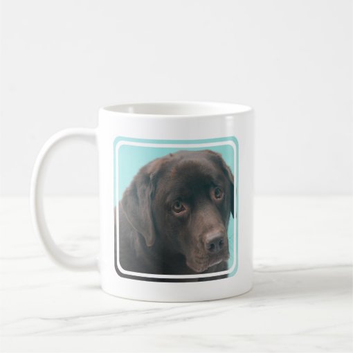 Chocolate Lab Dog Coffee Mug | Zazzle