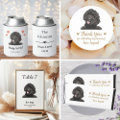 Chocolate Lab Dog Wedding Napkins | Zazzle