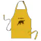 Chocolate Lab Friendly Cartoon Labrador Adult Apron | Zazzle