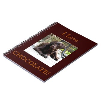 Chocolate Lab Notebook | Zazzle