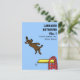 Chocolate Labrador Diving Cartoon Postcard | Zazzle