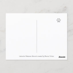 Chocolate Labrador Retriever Agility Cartoon Postcard | Zazzle