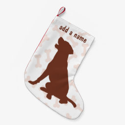 Chocolate Labrador Retriever Stocking | Zazzle